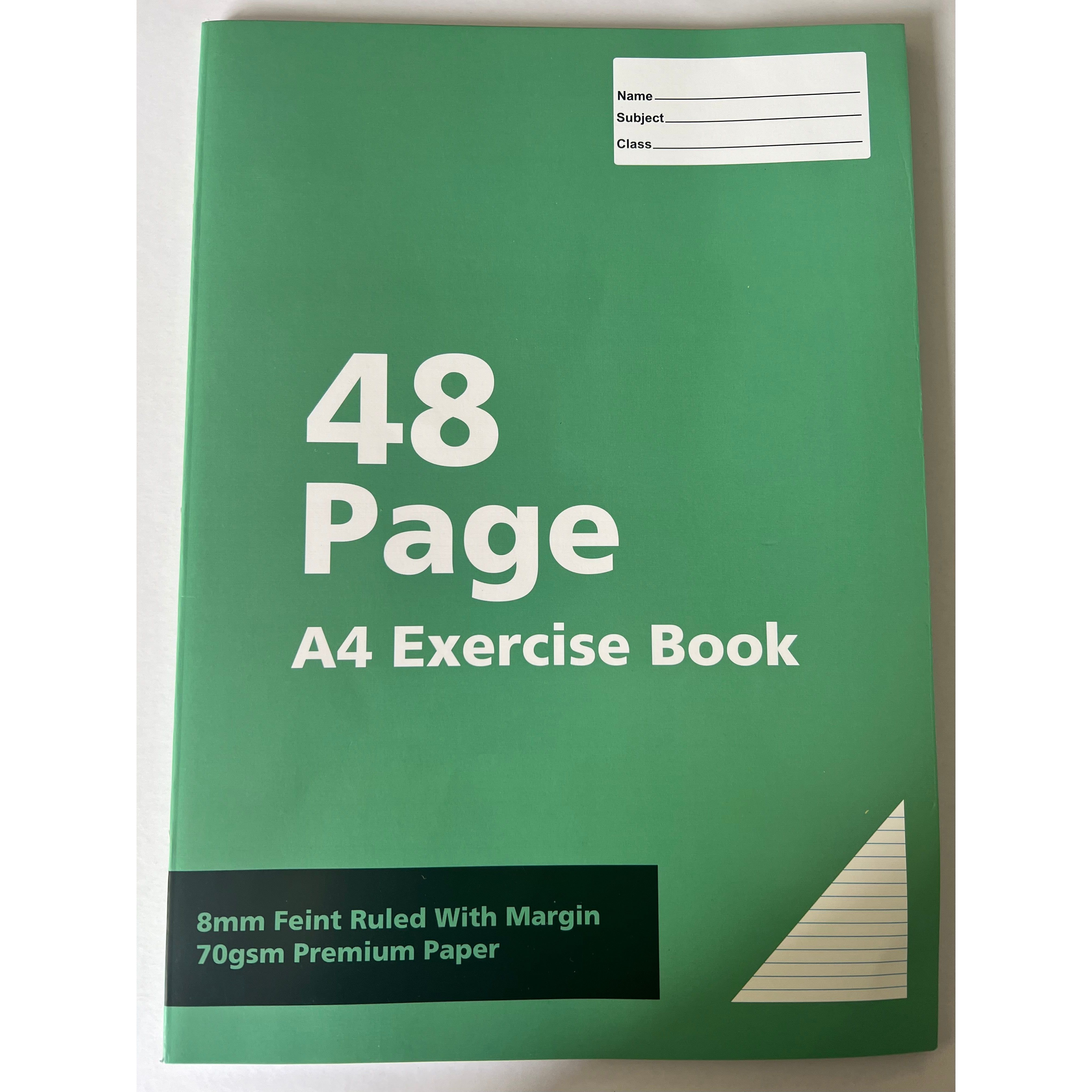 A4 Exercise Books Ruled 8MM 70 GSM 48 Pages – Brilliant Minds Australia